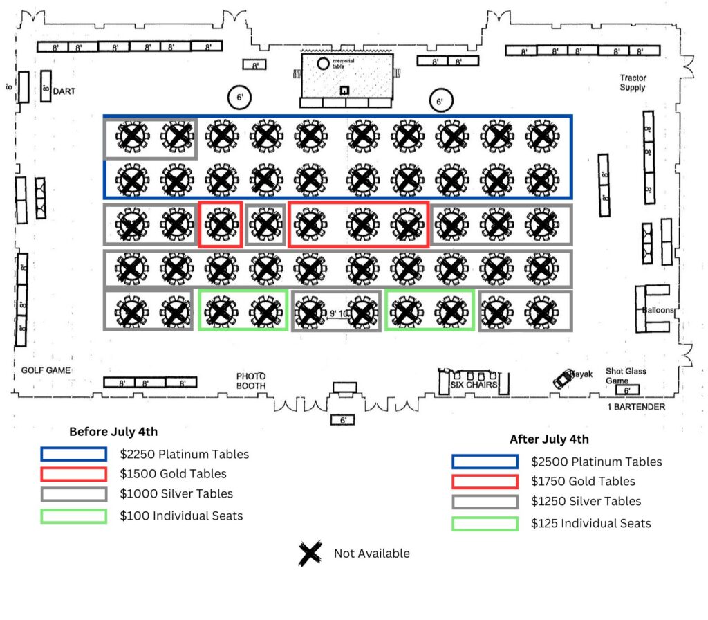 Individual Seats - Buck Bedard Outdoor Foundation